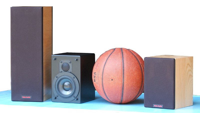 The relative size of our desktop loudspeakers | Role Audio The relative size of our desktop loudspeakers | Role Audio